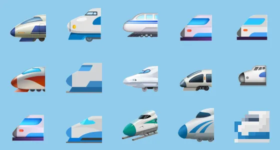 🚅 High-Speed Train With Bullet Nose Emoji