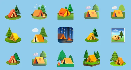 🏕️ Camping Emoji