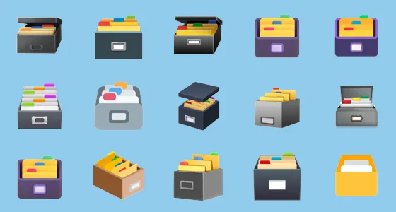 🗃️ Card File Box Emoji
