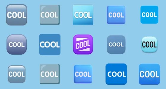🆒 Squared Cool Emoji