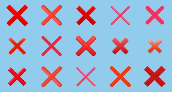 Cross Mark Emoji