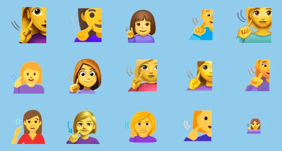 🧏‍♀️ Deaf Woman Emoji
