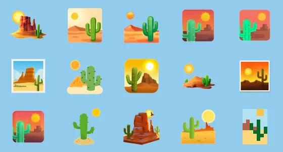 🏜️ Desert Emoji
