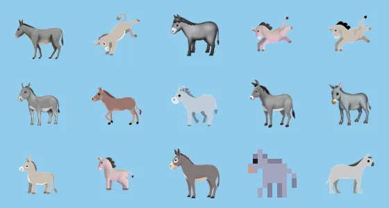 Donkey Emoji