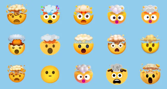 🤯 Shocked Face With Exploding Head Emoji