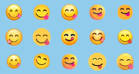 😋 Face Savouring Delicious Food Emoji