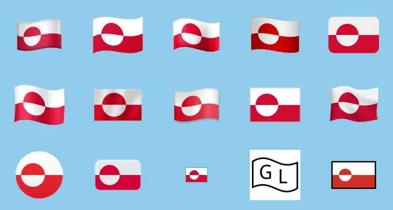 🇬🇱 Flag: Greenland Emoji