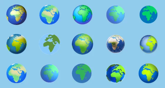 🌍 Earth Globe Europe-Africa Emoji