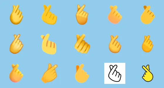 🫰 Hand With Index Finger And Thumb Crossed Emoji