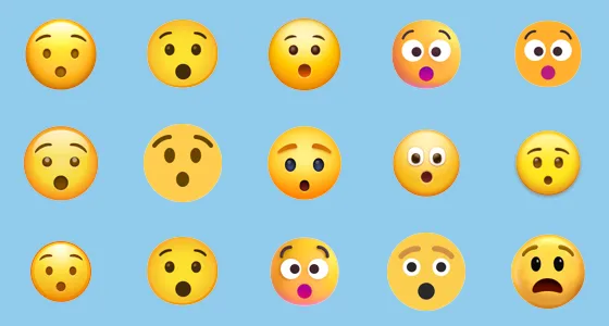 😯 Hushed Face Emoji