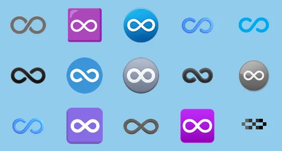 ♾️ Permanent Paper Sign Emoji