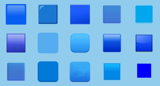 🟦 Large Blue Square Emoji