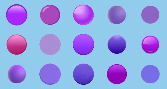 🟣 Large Purple Circle Emoji