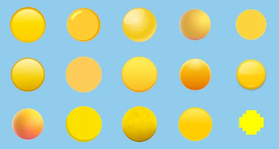 🟡 Large Yellow Circle Emoji