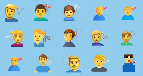 💇‍♂️ Man Getting Haircut Emoji