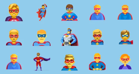🦸‍♂️ Man Superhero Emoji
