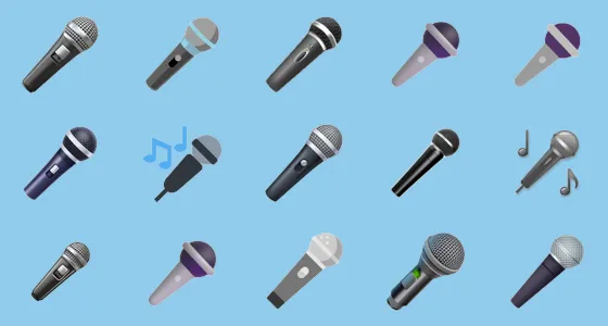 🎤 Microphone Emoji
