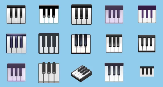 🎹 Musical Keyboard Emoji