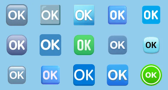 🆗 Squared OK Emoji