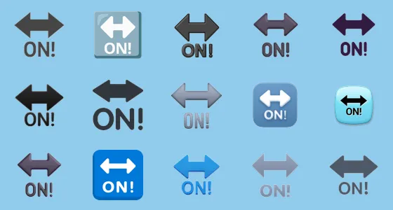 🔛 On With Exclamation Mark With Left Right Arrow Above Emoji