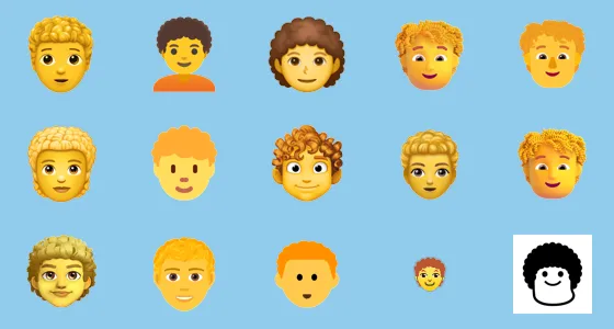 🧑‍🦱 Person: Curly Hair Emoji