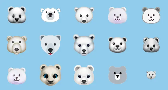🐻‍ ️ Polar Bear Emoji
