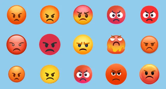 😡 Pouting Face Emoji