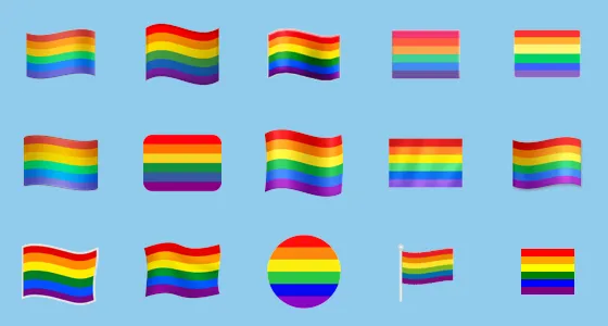 🏳️🌈 Rainbow Flag Emoji 🏳️🌈 Rainbow Flag Emoji