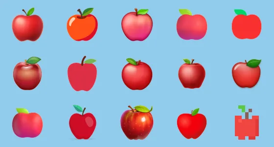 🍎 Red Apple Emoji