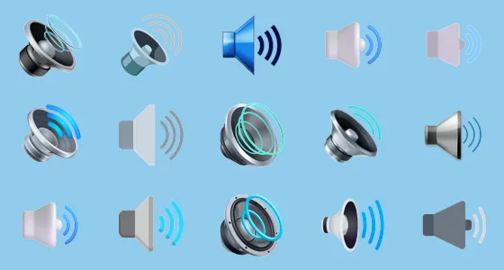 🔊 Speaker With Three Sound Waves Emoji
