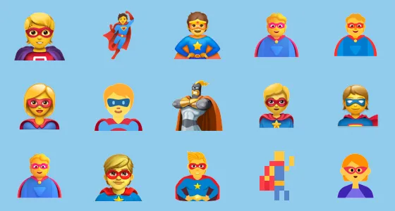 🦸 Superhero Emoji
