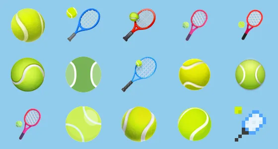 🎾 Tennis Racquet And Ball Emoji