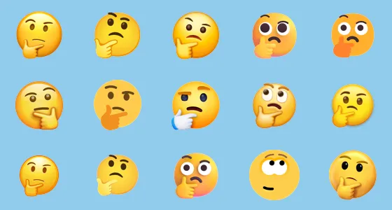 🤔 Thinking Face Emoji