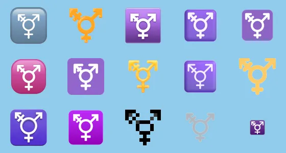 ⚧️ Male With Stroke And Male And Female Sign Emoji
