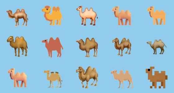 🐫 Bactrian Camel Emoji