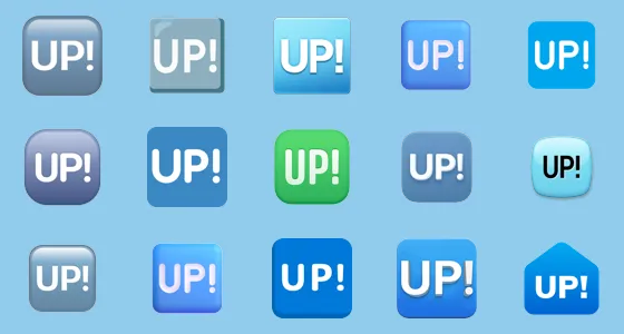 🆙 Squared Up With Exclamation Mark Emoji
