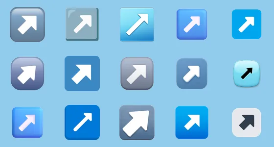 ↗️ North East Arrow Emoji