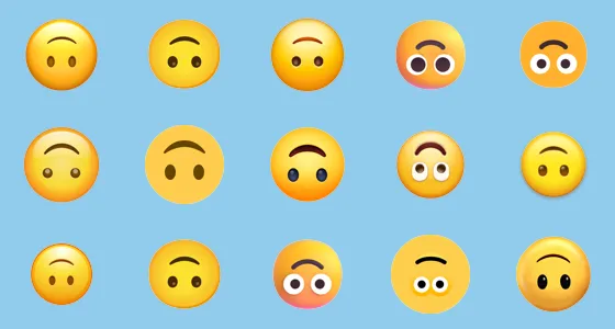🙃 Upside-Down Face Emoji