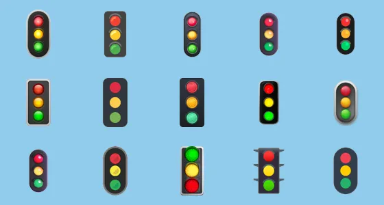 🚦 Vertical Traffic Light Emoji