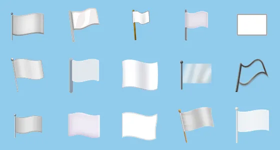 🏳️ Waving White Flag Emoji