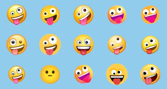 🤪 Grinning Face With One Large And One Small Eye Emoji